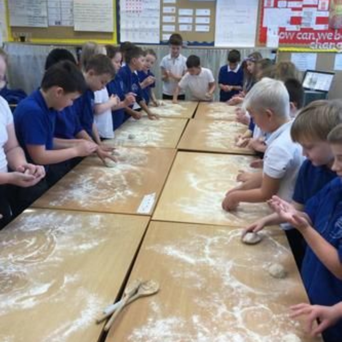 Mapplewells Primary School - Roman Bread Making